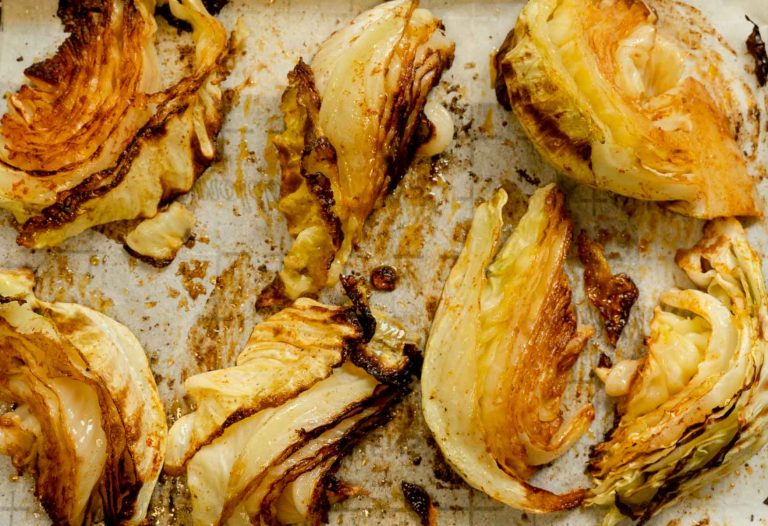 Charred Cabbage with Anchovy Butter - Newel Tasting Table