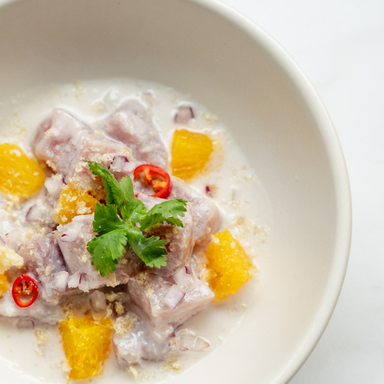 Tuna Kinilaw - Newel Tasting Table