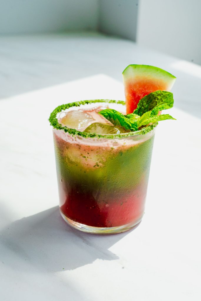 Watermelon Matcha Margarita - Newel Tasting Table