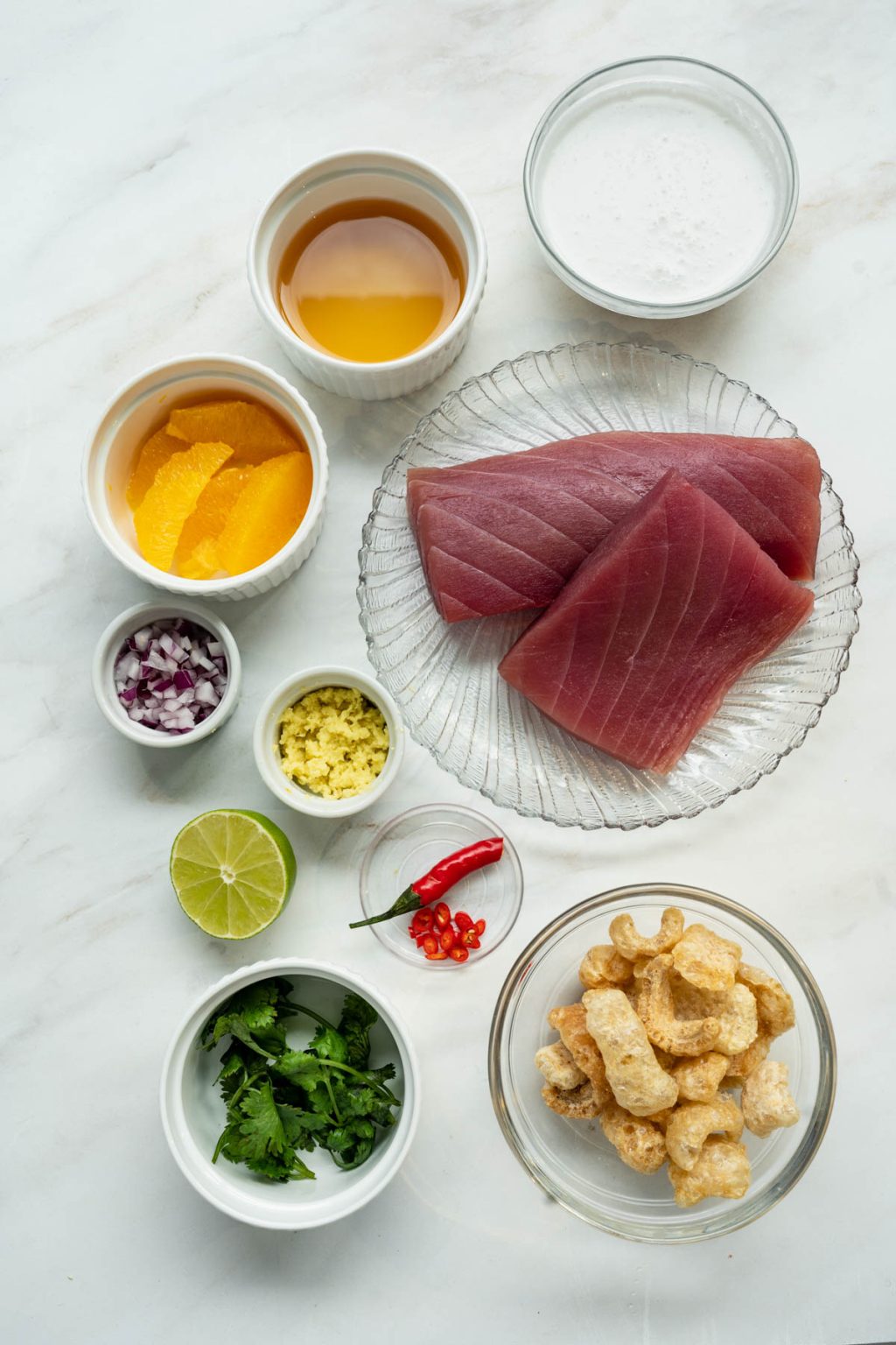 Tuna Kinilaw - Newel Tasting Table