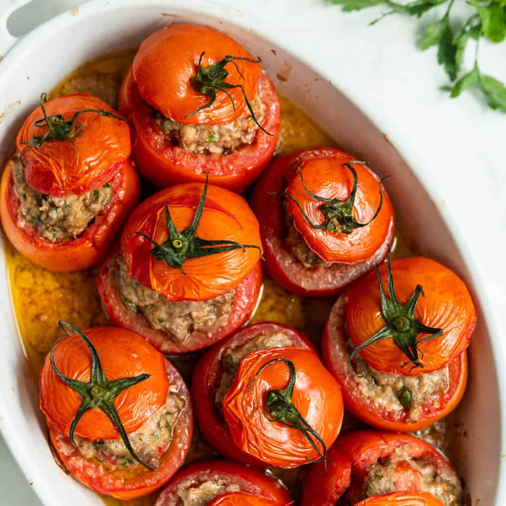 Tomates Farcies (French Stuffed Tomatoes) - Newel Tasting Table
